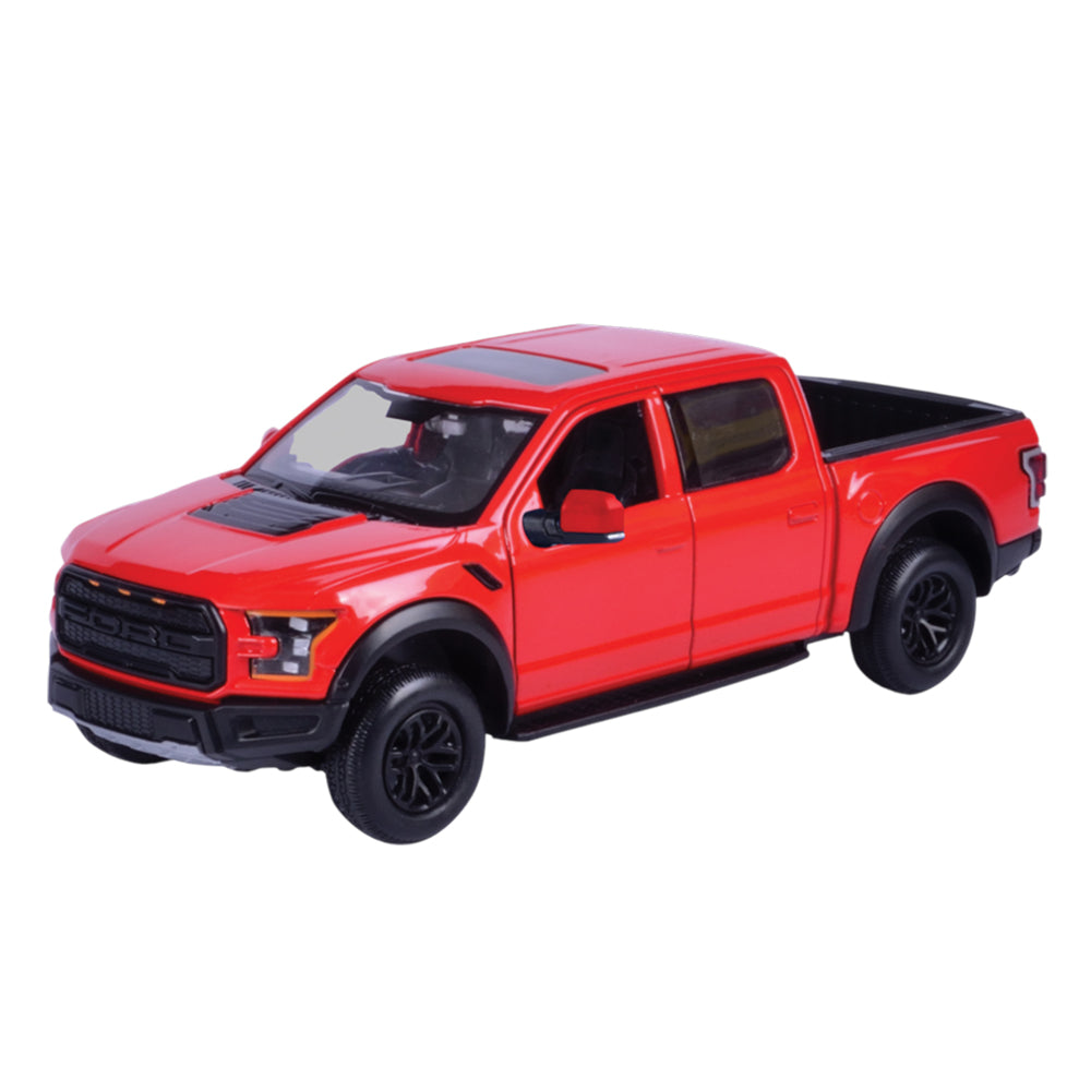 Motormax 1:24 Scale Timeless Legends 2017 Ford F150 Raptor Red Diecast