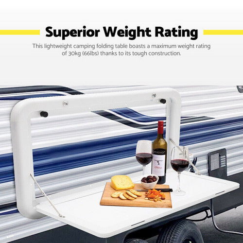 Caravan Table Folding Picnic Camping Motorhome Outdoor Tables Locked 8