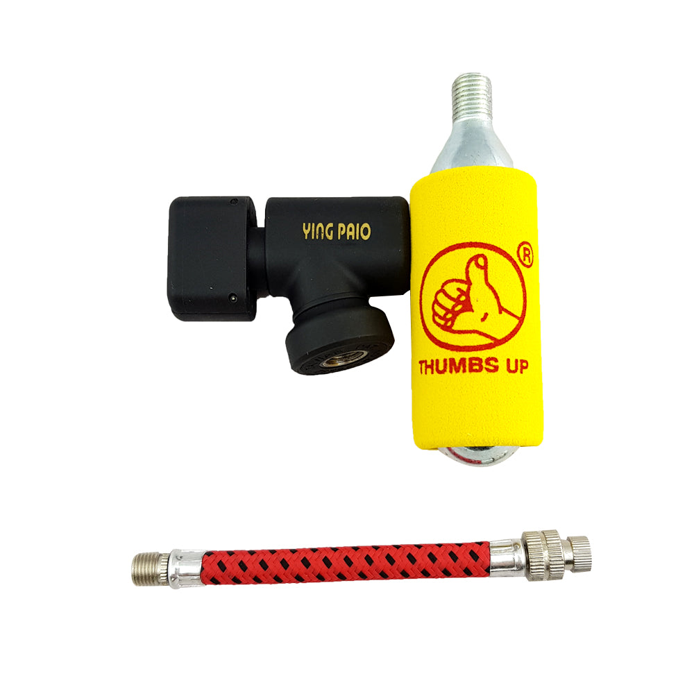 16G Co2 Inflator Kit Wiht Adaptor Bicycle Inflator Cartridge Pump For