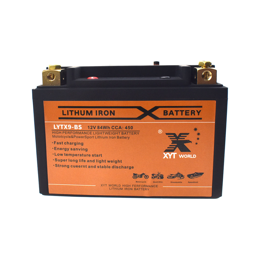 LYTX9-BS Motorcyle Lithium Battery For Kawasaki ZX 600 636 900 KTM Hon